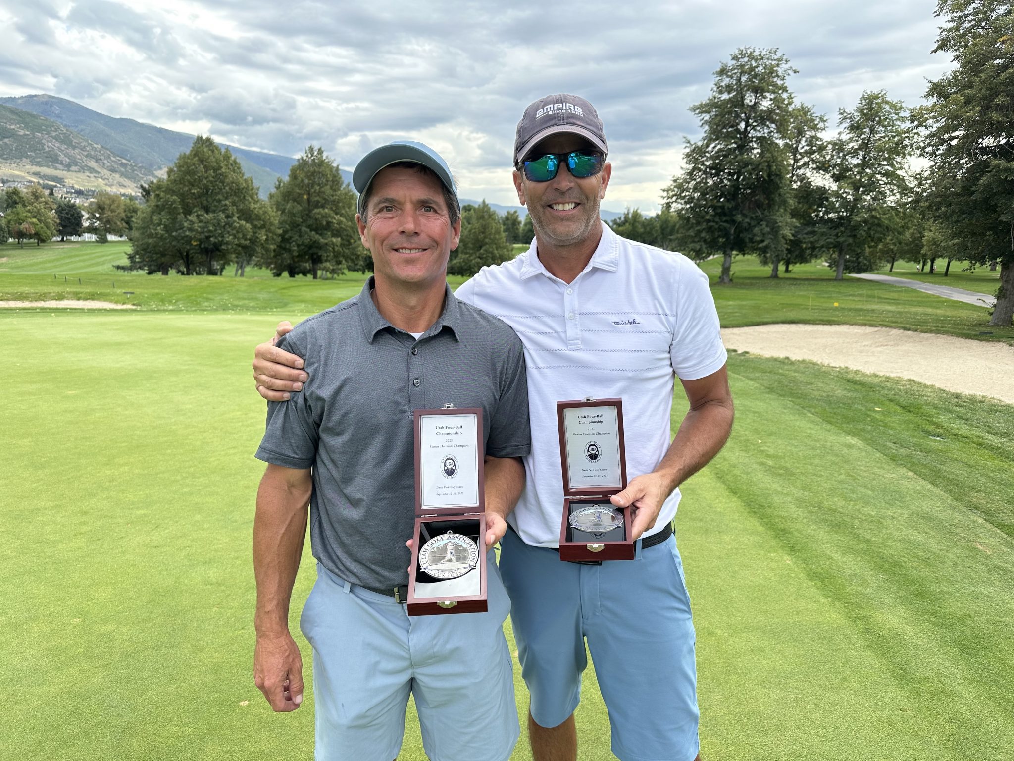 Utah Four-Ball champions: Coburn-McVay, Lyons-McMillan, Cannon-Lloyd