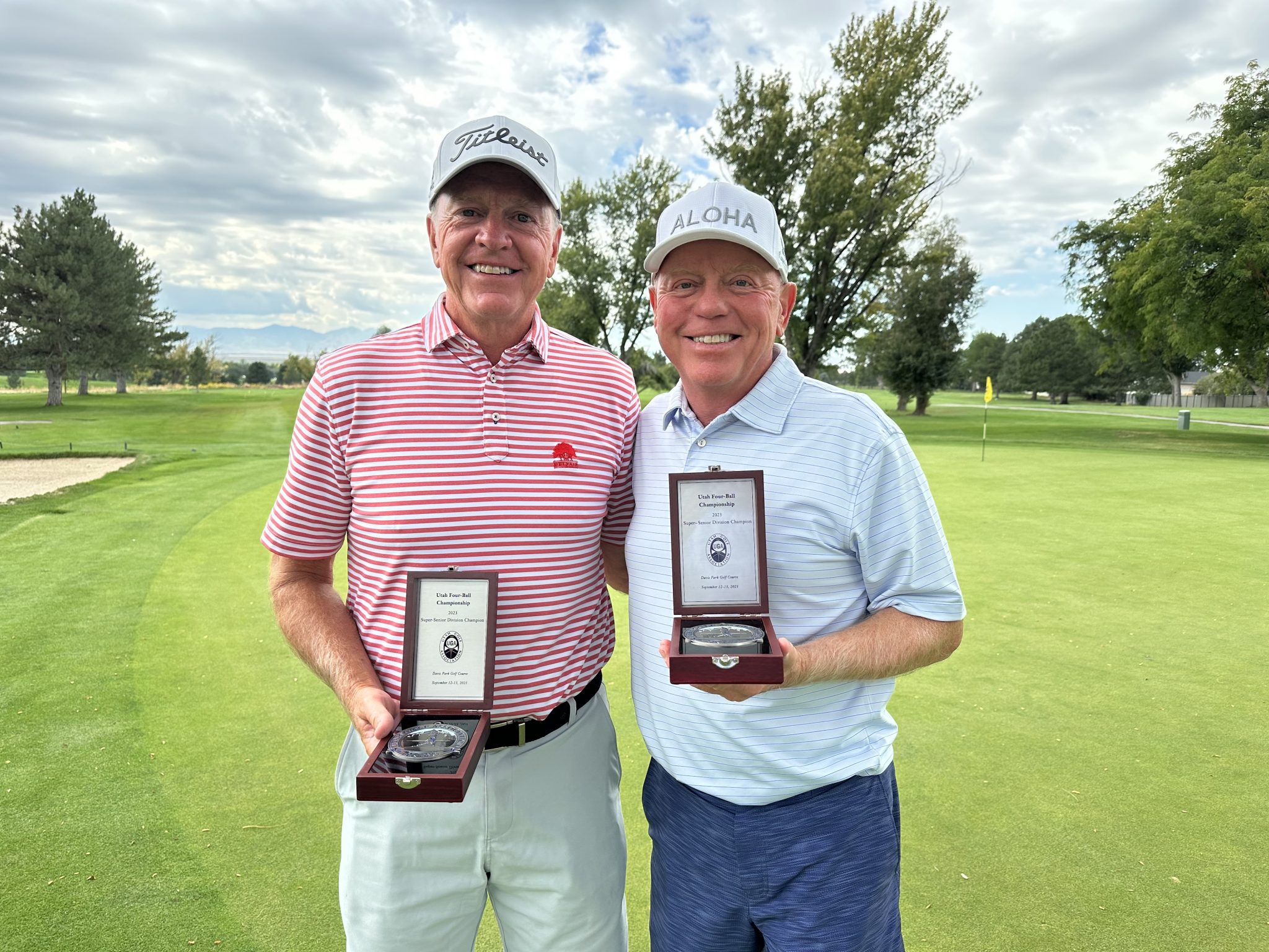 Utah Four-Ball champions: Coburn-McVay, Lyons-McMillan, Cannon-Lloyd